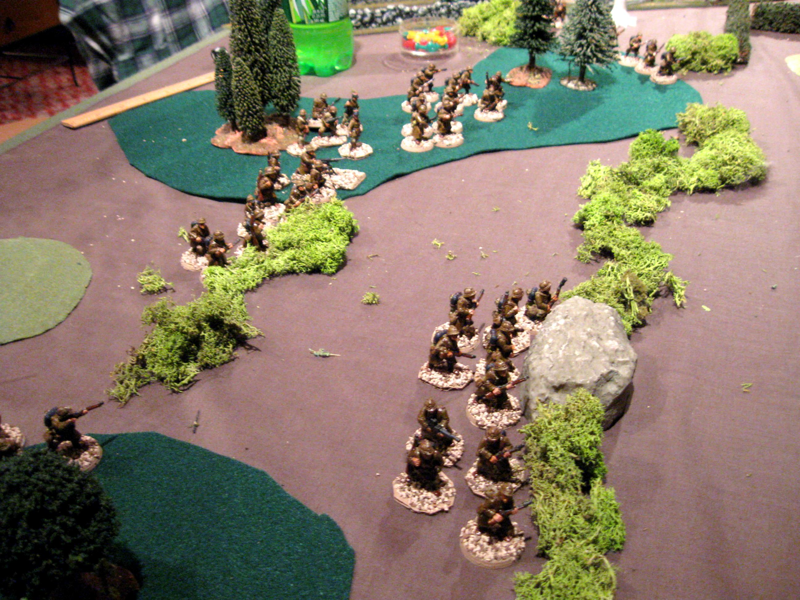 25mm 28mm Battle Report Disposable Heroes French Germans
